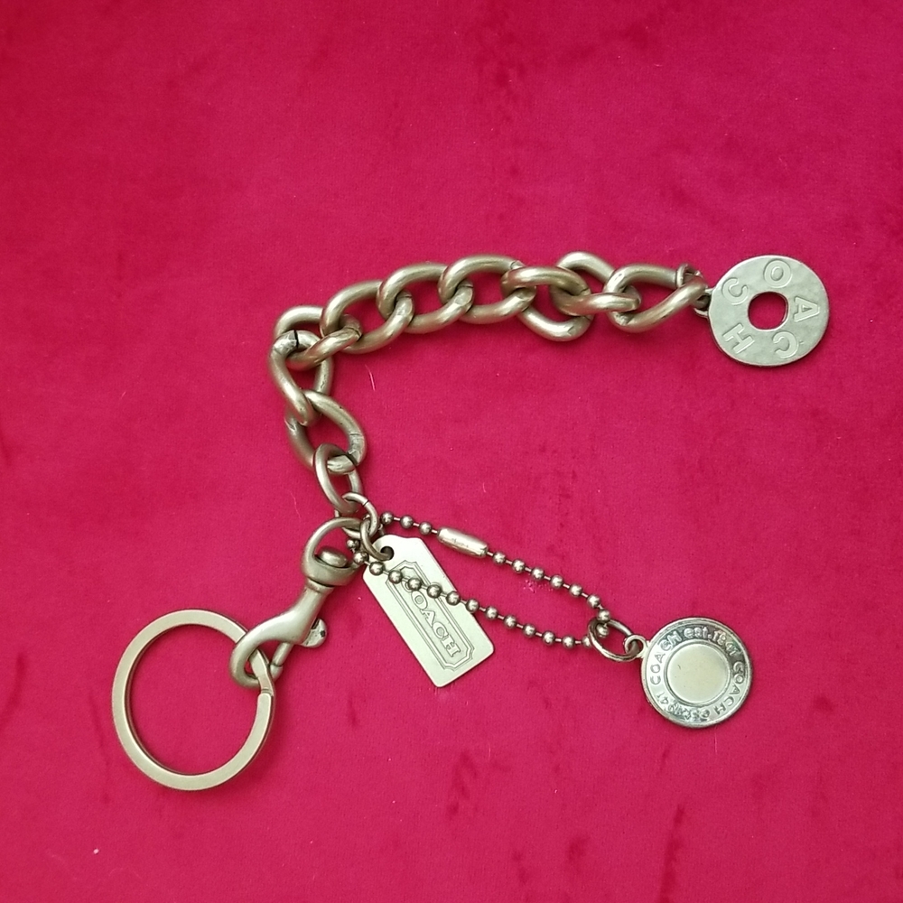 Coach Key Chain W Free Vintage Coach Bag - Gem